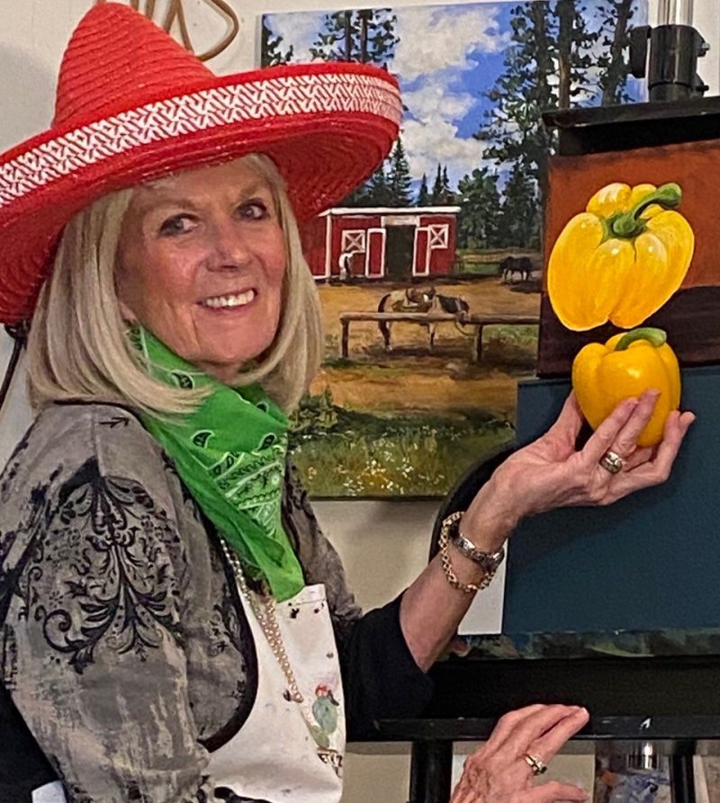 Beth Zink Art - Vibrant Contemporary Cactus Floral & Landscape Paintings